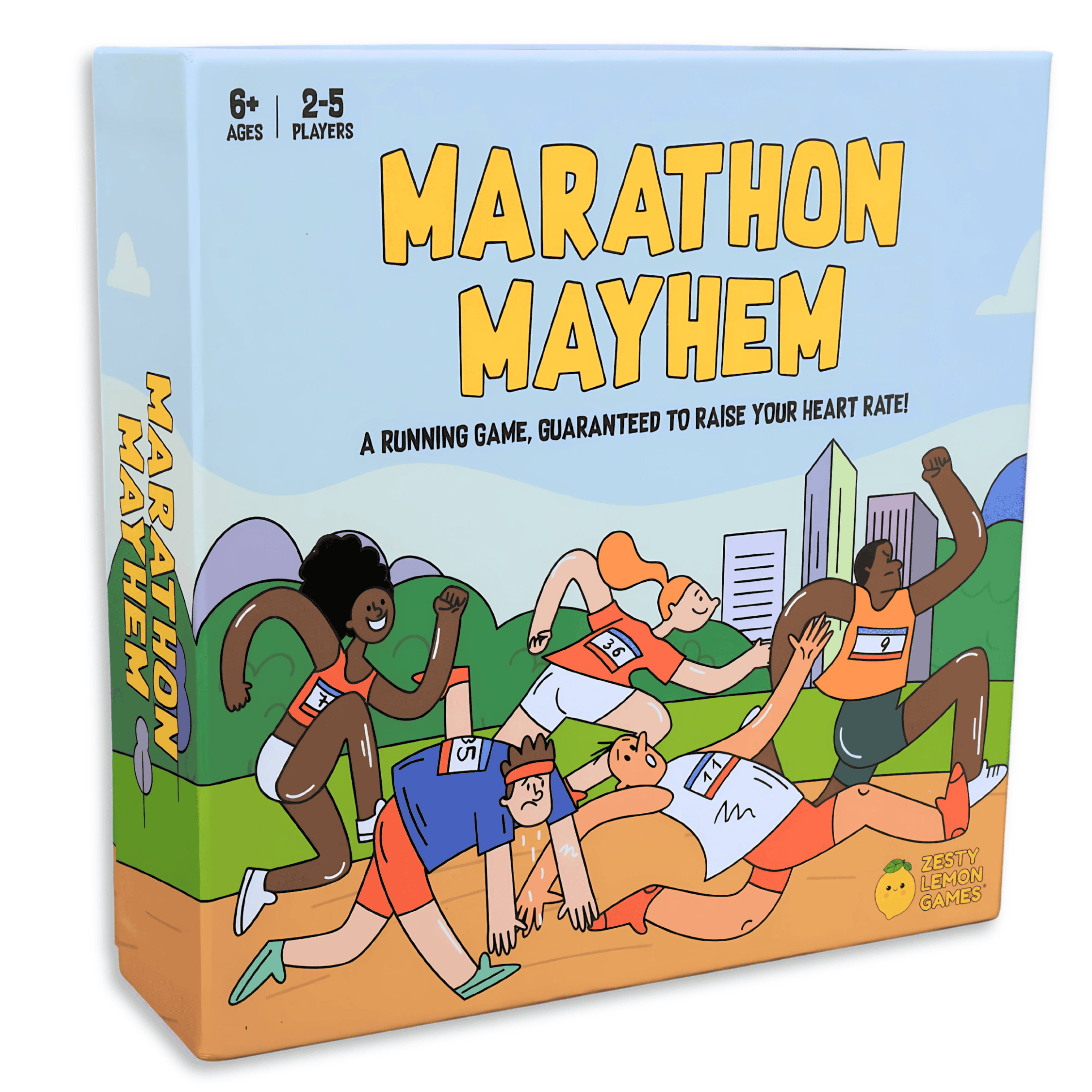 Marathon Mayhem | Running Themed Board Game – Zesty Lemon Games