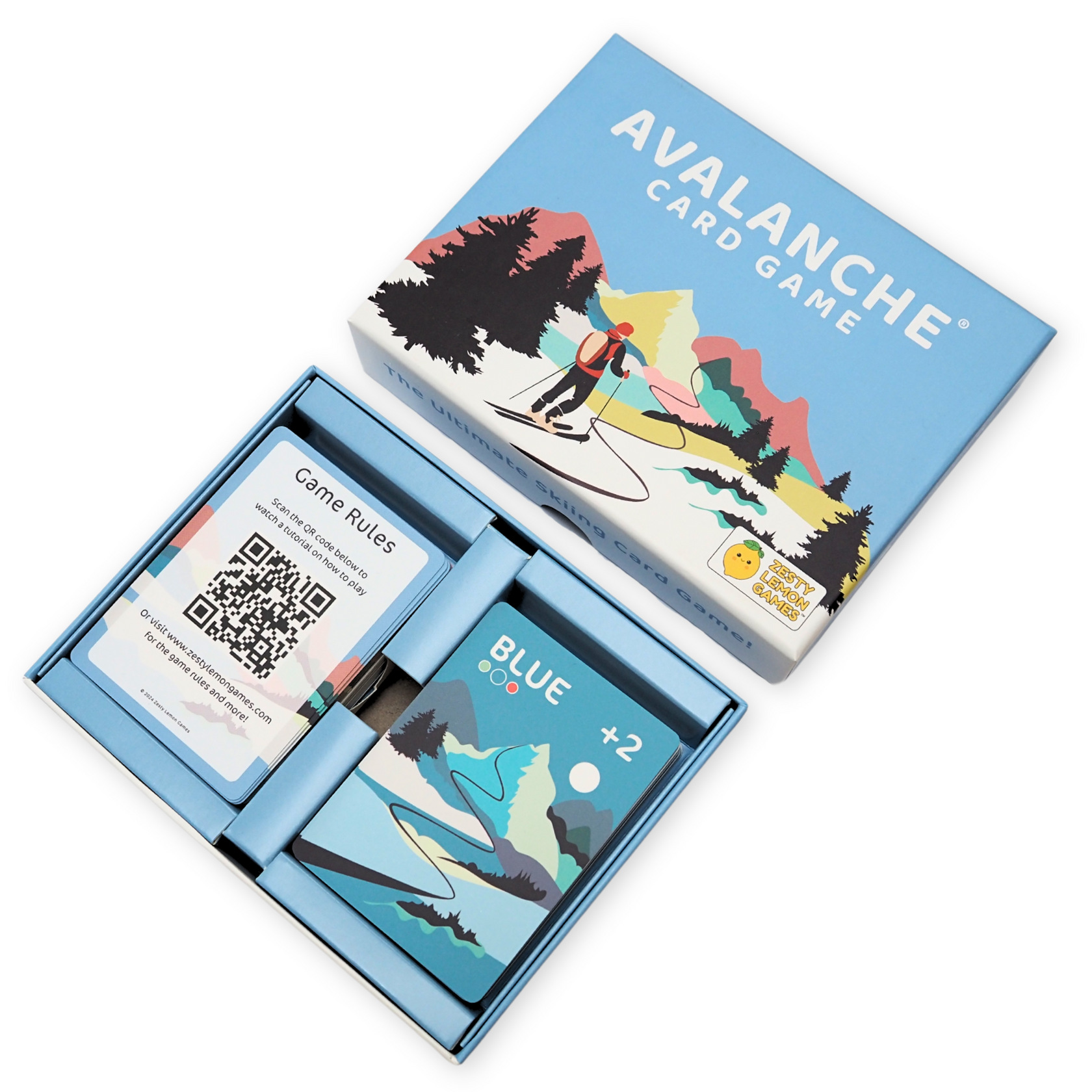 Avalanche Card Game | The Ultimate Skiing Card Game – Zesty Lemon Games