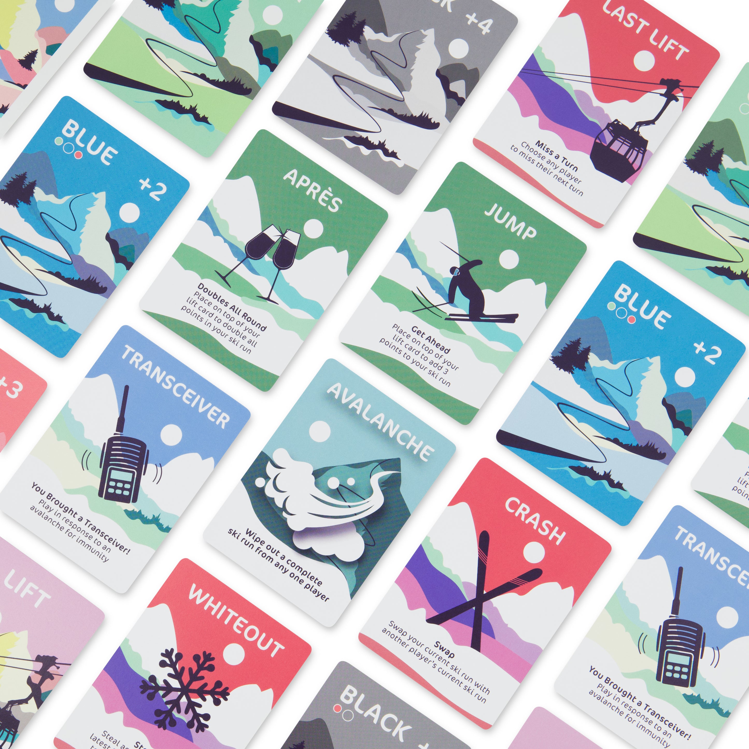 Avalanche Card Game | The Ultimate Skiing Card Game – Zesty Lemon Games
