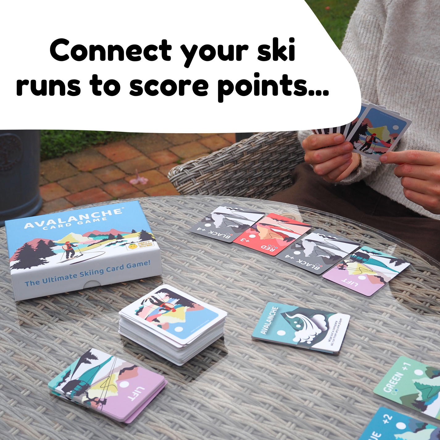 Avalanche Card Game | The Ultimate Skiing Card Game – Zesty Lemon Games